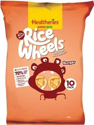 Healtheries Kidscare Rice Wheels Burger 10Pk | Health Tree Australia
