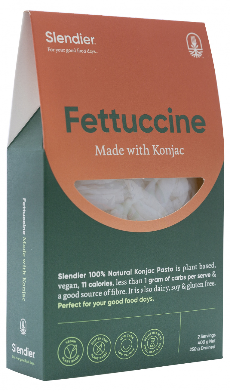 Slendier Organic Fettuccine Style Gluten Free 400g | Health Tree Australia
