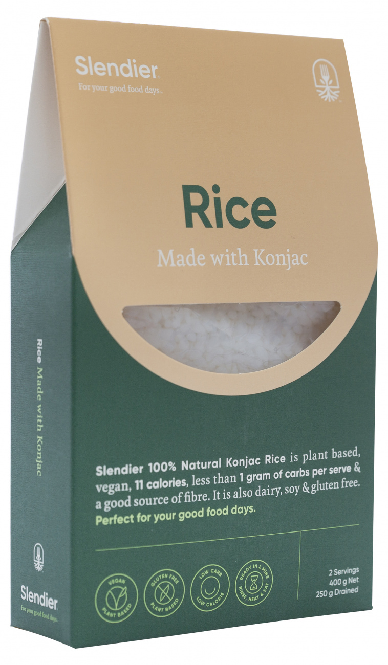 Slendier Calorie Clever Rice Style Gluten Free 400g | Health Tree Australia