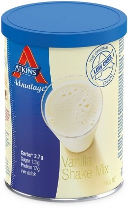 Atkins Shake Mix – Vanilla 2x310g – Health Tree Australia