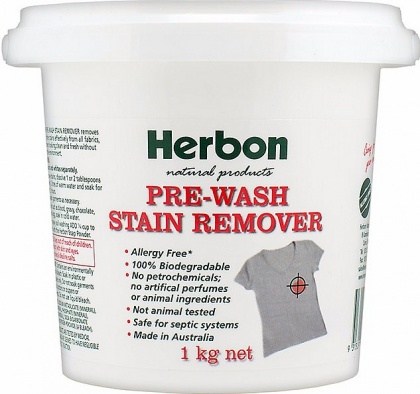 Herbon Pre Wash Stain Remover Bucket 1kg | Health Tree Australia