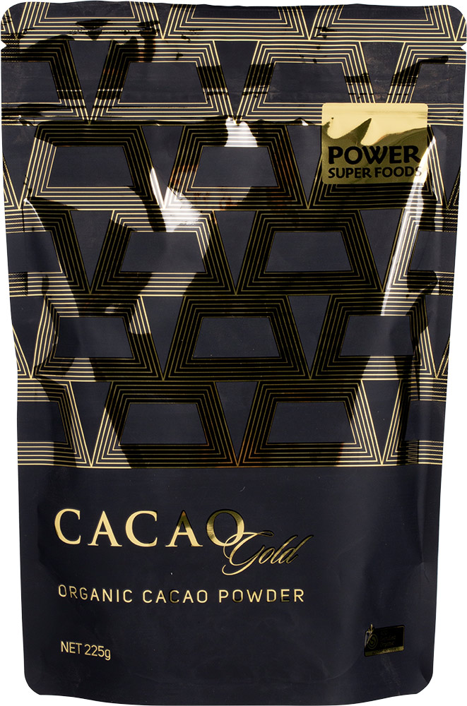 POWER SUPER FOODS Cacao Gold Powder - 225g | Health Tree Australia
