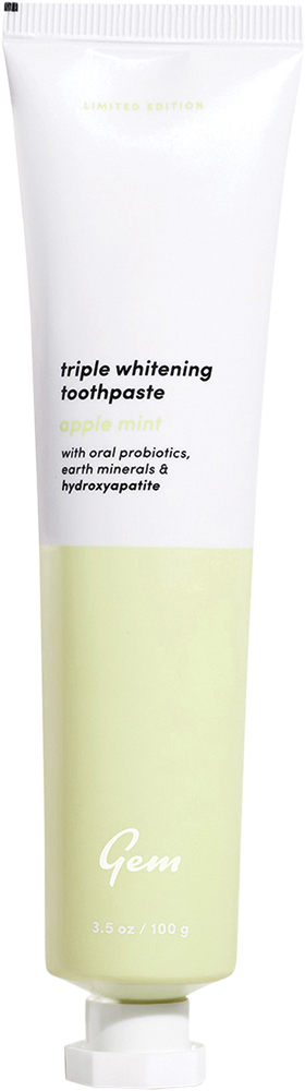 GEM Toothpaste Triple Whitening Apple Mint - 100g | Health Tree Australia