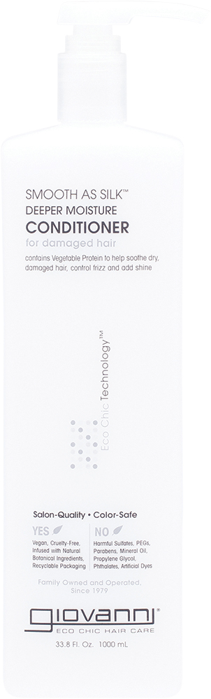 GIOVANNI Conditioner Smooth As Silk (Damaged Hair) - 1L | Health Tree ...