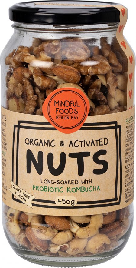 MINDFUL FOODS Mixed Nuts Organic & Activated - 450g | Health Tree Australia