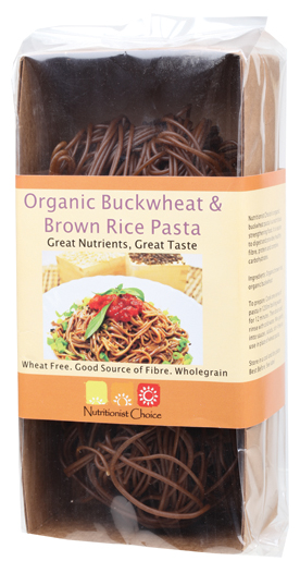 NUTRITIONIST CHOICE Brown Rice & Buckwheat Pasta Spaghetti - 180g ...