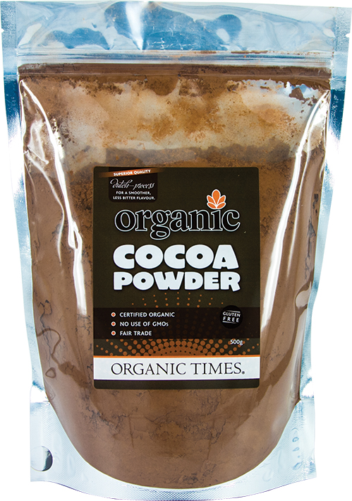 ORGANIC TIMES Cocoa Powder - 500g | Health Tree Australia